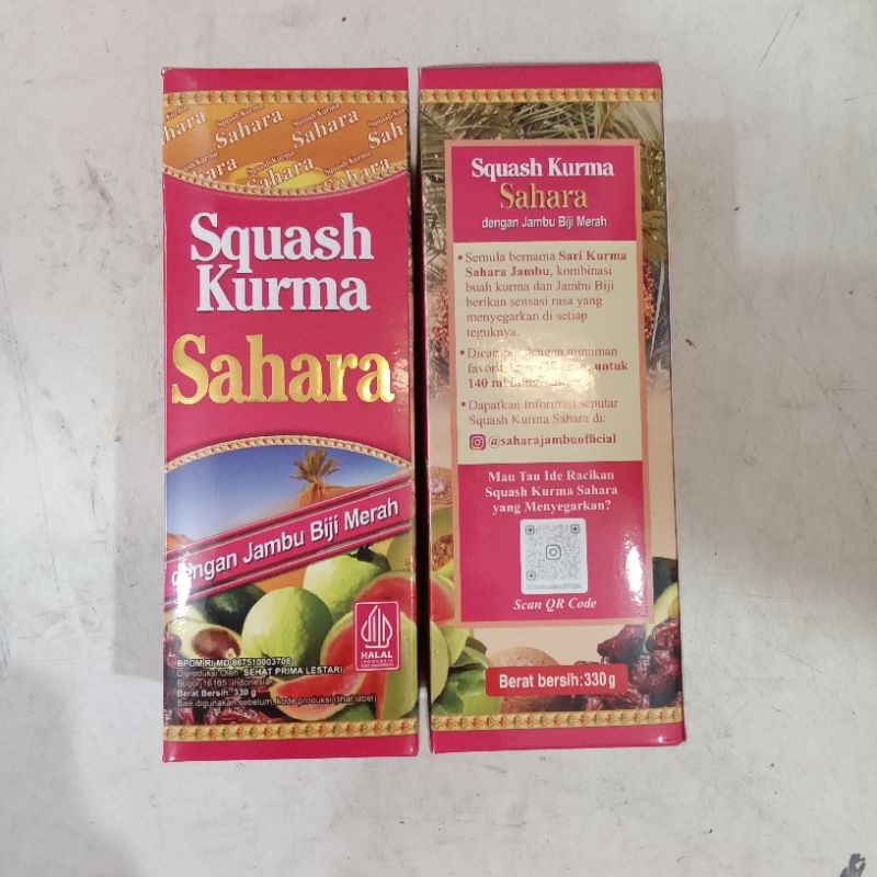 Jual Sari kurma SAHARA jambu biji merah, squash kurma, madu kurma ...
