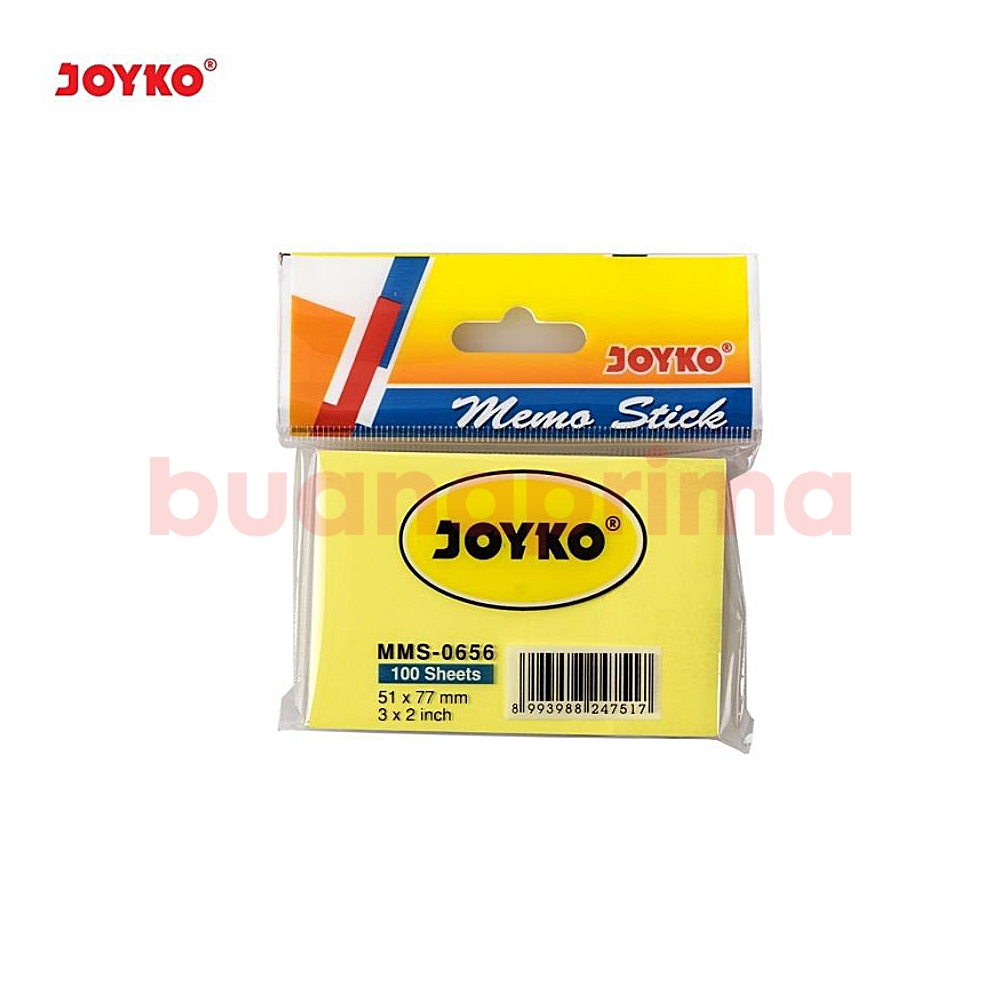Jual Sticky Notes Joyko MMS-0656 3 x 2 inch Post Stick It Note Kertas ...