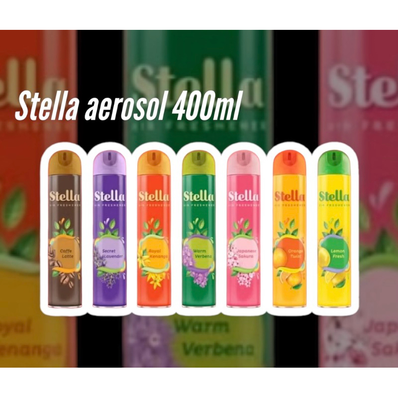 Jual STELLA AEROSOL premium series isi 350 + 50ml | Shopee Indonesia