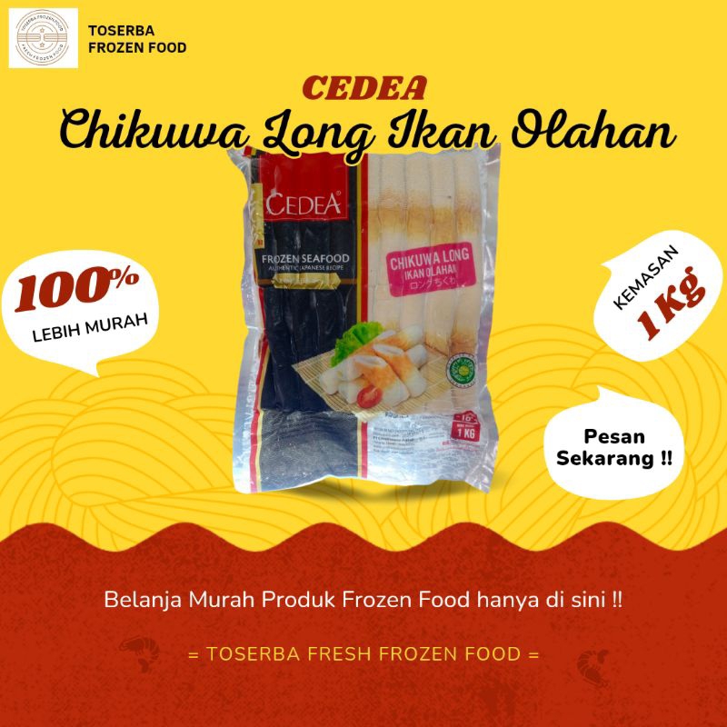 Jual CEDEA Chikuwa Long Ikan Olahan 1kg | Shopee Indonesia