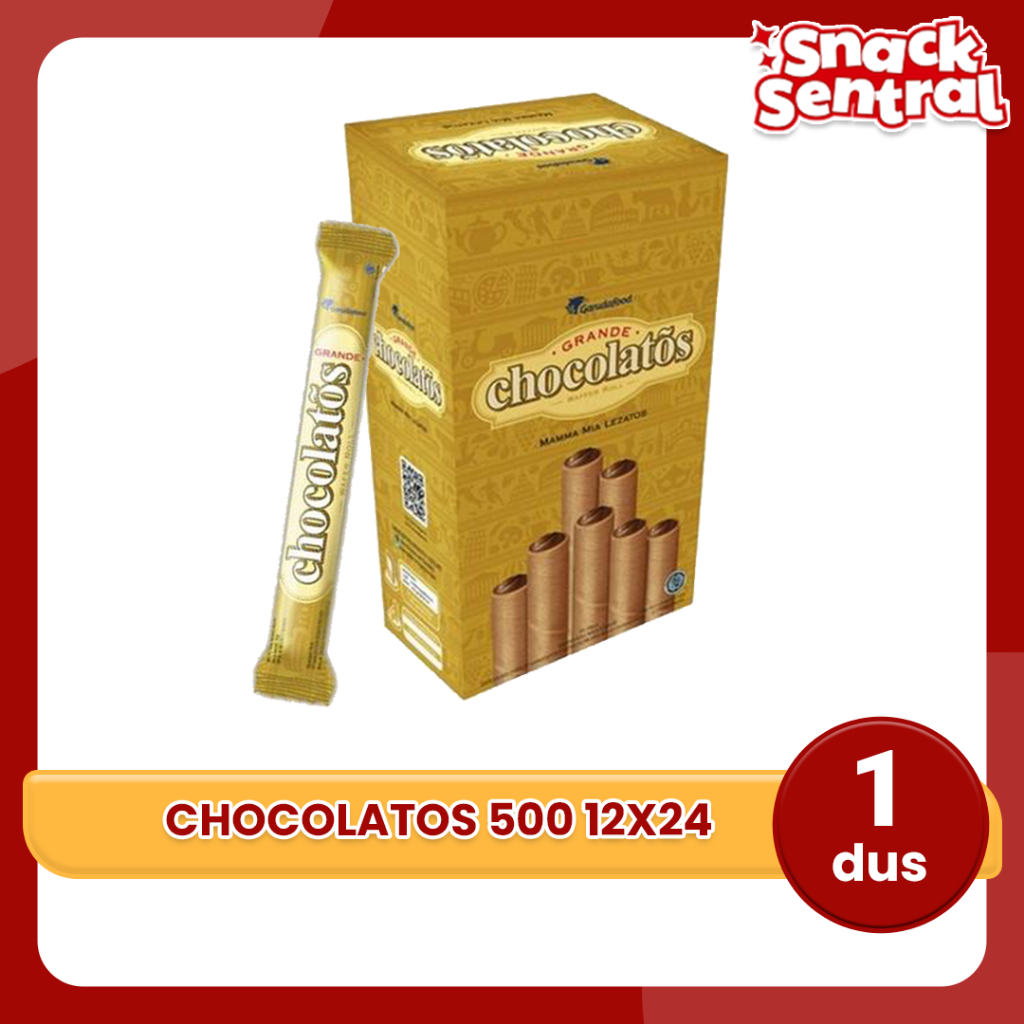 Jual Chocolatos Wafer Stick 500 12x24 @1 Dus | Shopee Indonesia