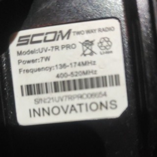 Jual HT SCOM DUAL BAND UV-7R PRO HT SCOM UV-7R PRO | Shopee Indonesia