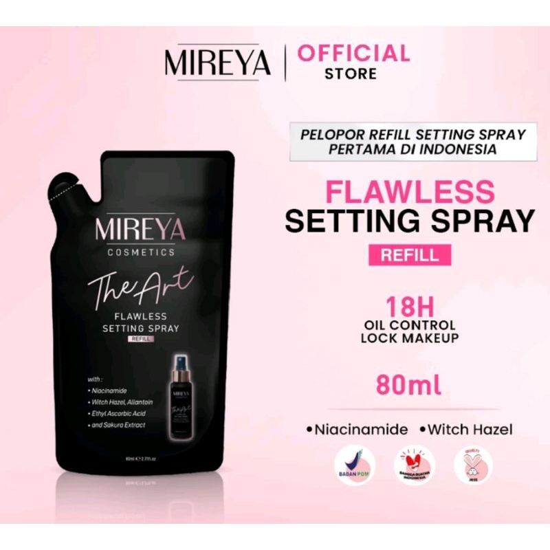 Jual refil 80ML mireya setting sprey | Shopee Indonesia