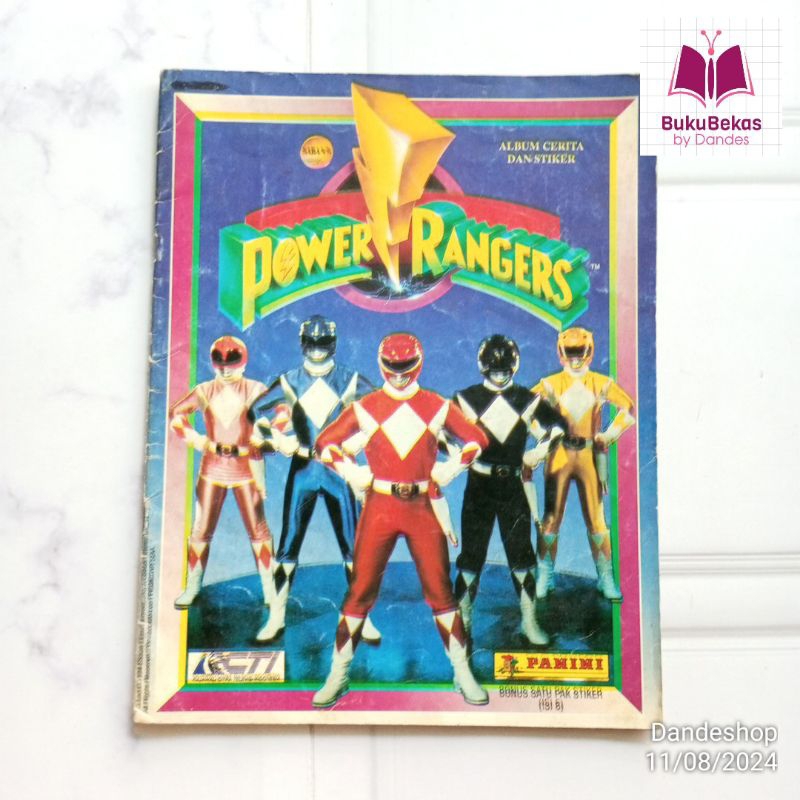 Jual Power Rangers - Album Cerita dan Stiker PANINI | Shopee Indonesia