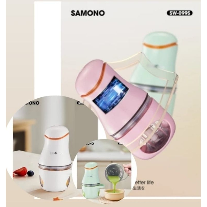 Jual SAMONO Mini Food Precessor CHOPPER 300 ML SW 099 , SW 099 S ...