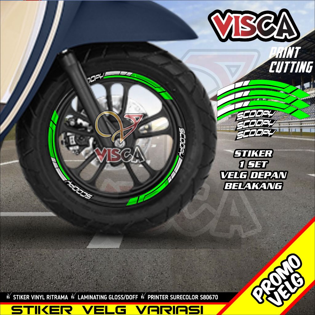 Jual Stiker Velg List Velg Motor Stiker Velg Scoopy Ring 12 A03 ...