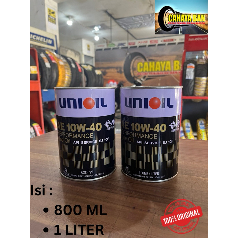 Jual OLI UNION UNIOIL GOLD 800 ML / 0,8 & 1 L SAE 10W-40 ORIGINAL ...