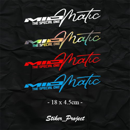 Jual Sticker cutting mio matic the special one sticker motor | Shopee ...