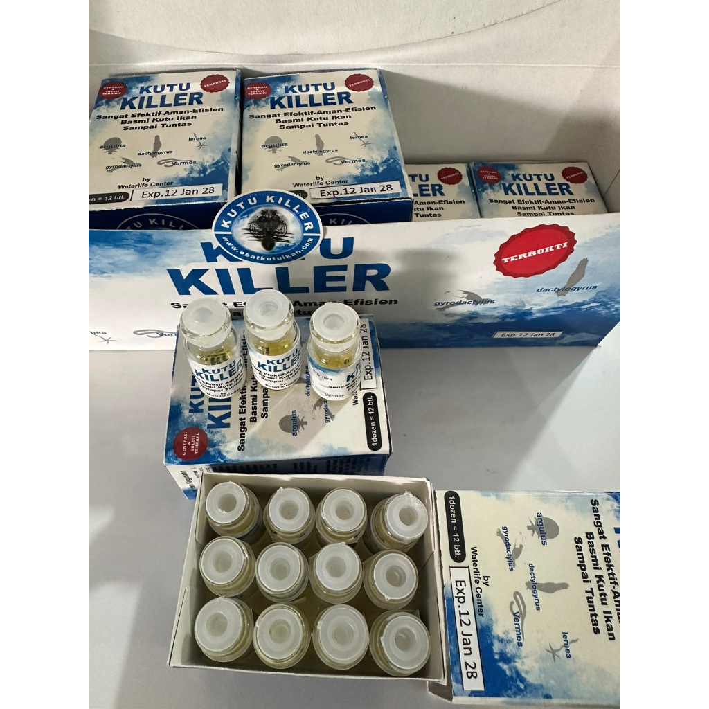 Jual KUTU KILLER OBAT IKAN OBAT KUTU IKAN HIAS | Shopee Indonesia