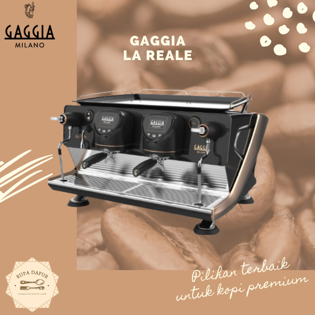 Jual Gaggia La Reale - Espresso Machine Double Group - Mesin Kopi 2 ...