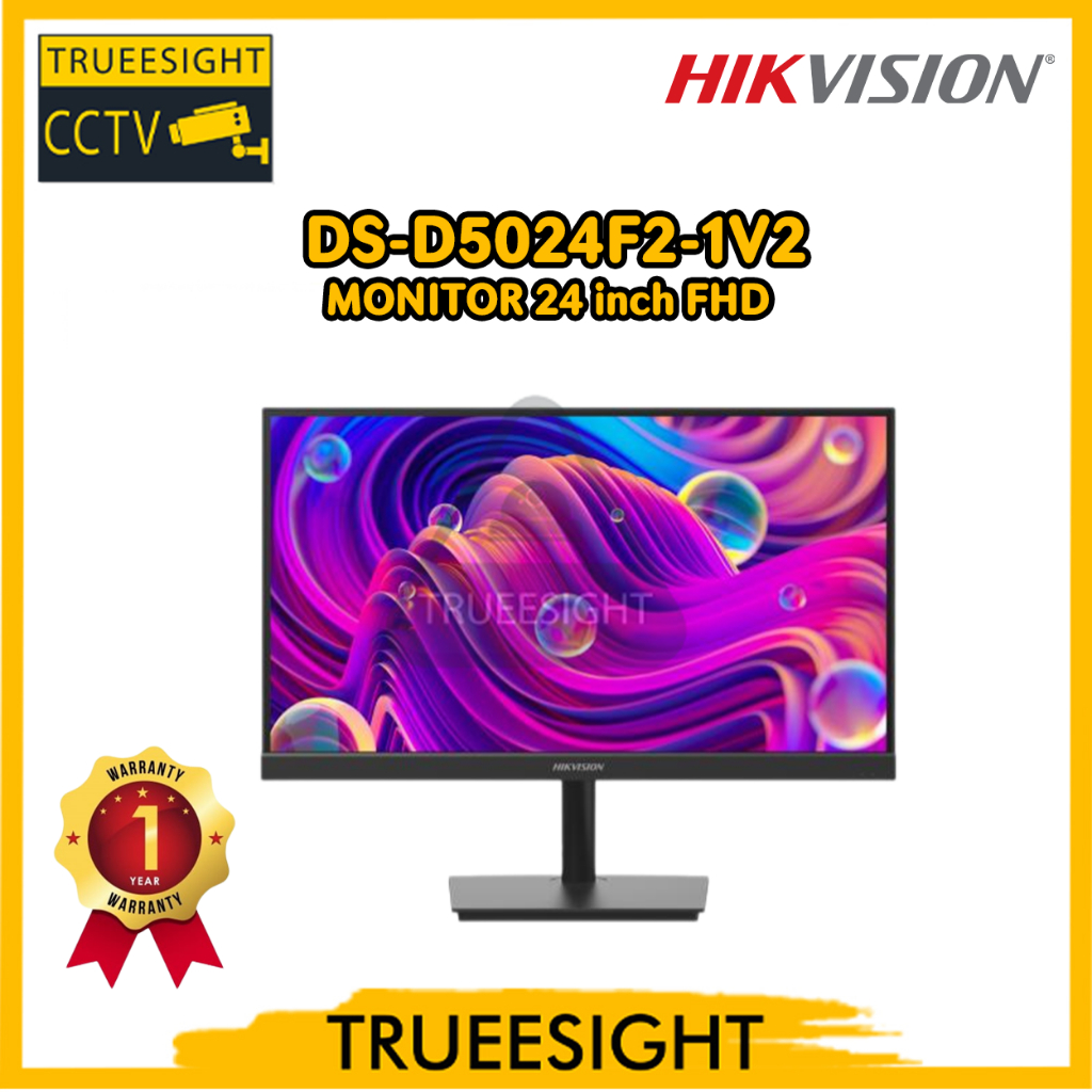 Jual HIKVISION MONITOR 24 inch FHD DS-D5024F2-1V2 VA / 100Hz | Shopee ...