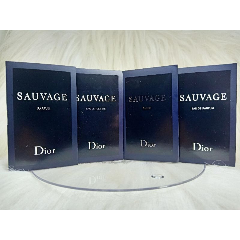Jual SAUVAGE Dior EDP / EDT / ELIXIR / PARFUM Vial 1ml | Shopee Indonesia