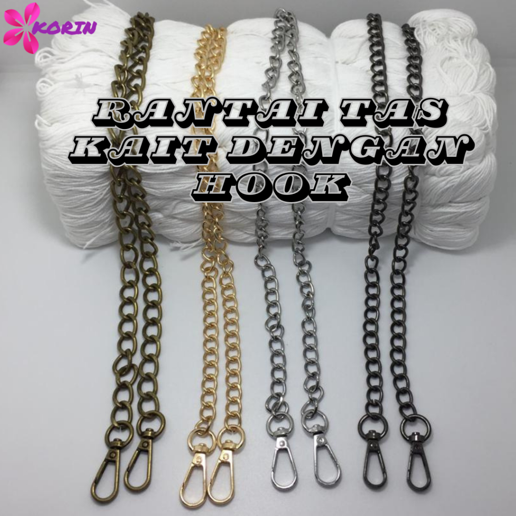 Jual Rantai Tas Dengan Pengait / Rantai dan Pengait Tas Alumunium ...