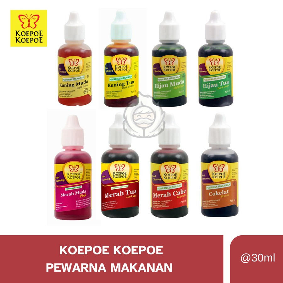 Jual Koepoe Koepoe Pewarna Makanan / Sepuhan 30ml | Shopee Indonesia