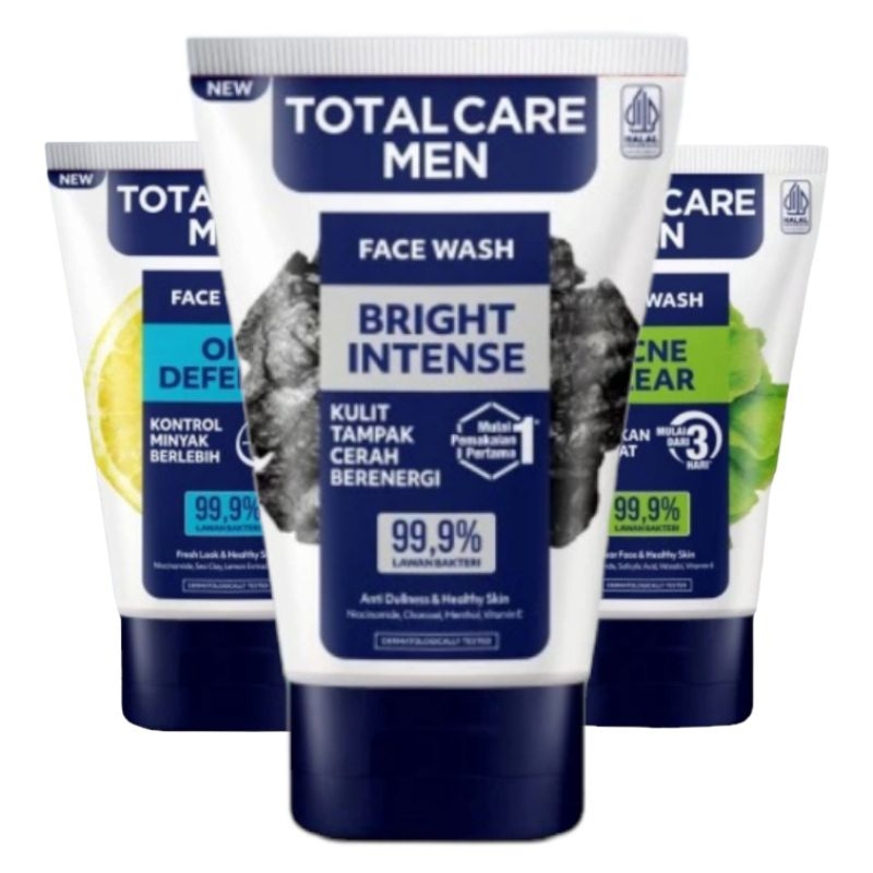 Jual TOTAL CARE Men Face Wash 100ml | Sabun Wajah Pria | Shopee Indonesia