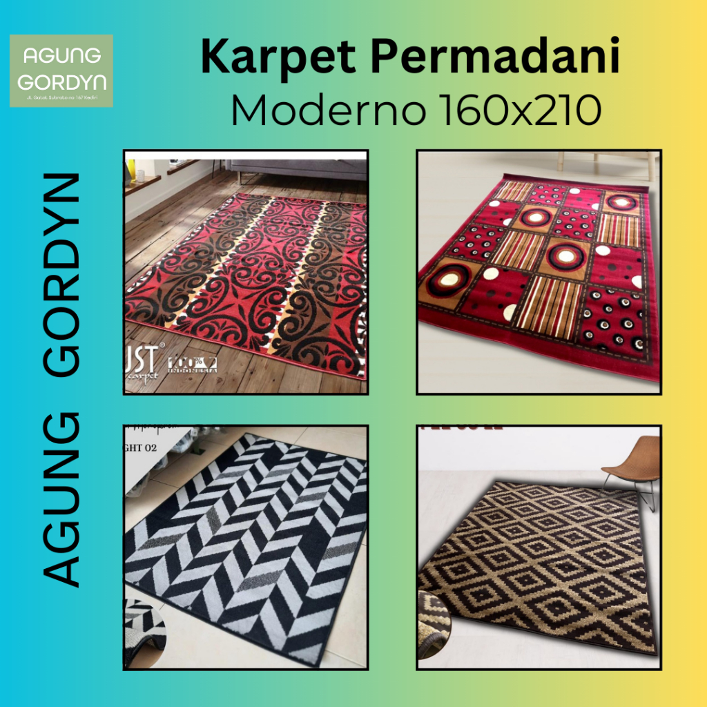 Jual KARPET LANTAI PERMADANI "MODERNO" - KARPET PREMIUM TEBAL MERK ...
