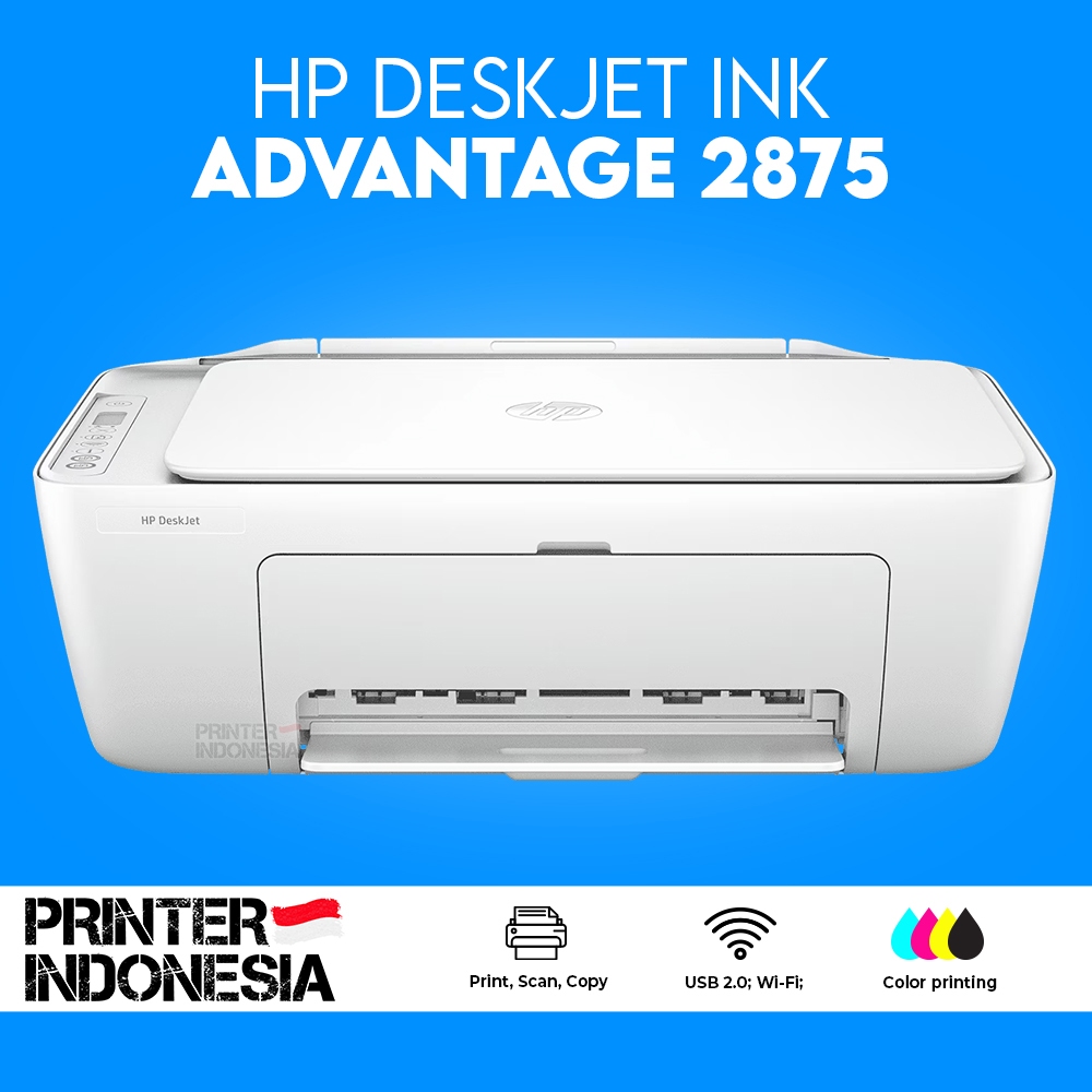 Jual Printer HP Deskjet 2875 Ink Advantage Color All In One Wireless | Shopee Indonesia