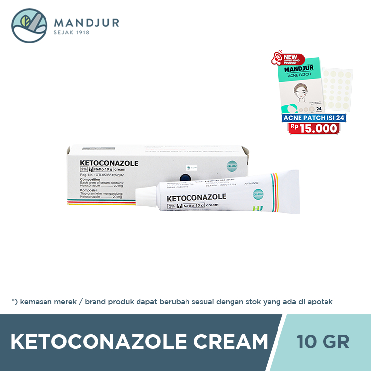 Jual Ketoconazole Cream - Salep Gatal, Panu, Kudis, Kurap, Kutu Air, Eksim | Shopee Indonesia