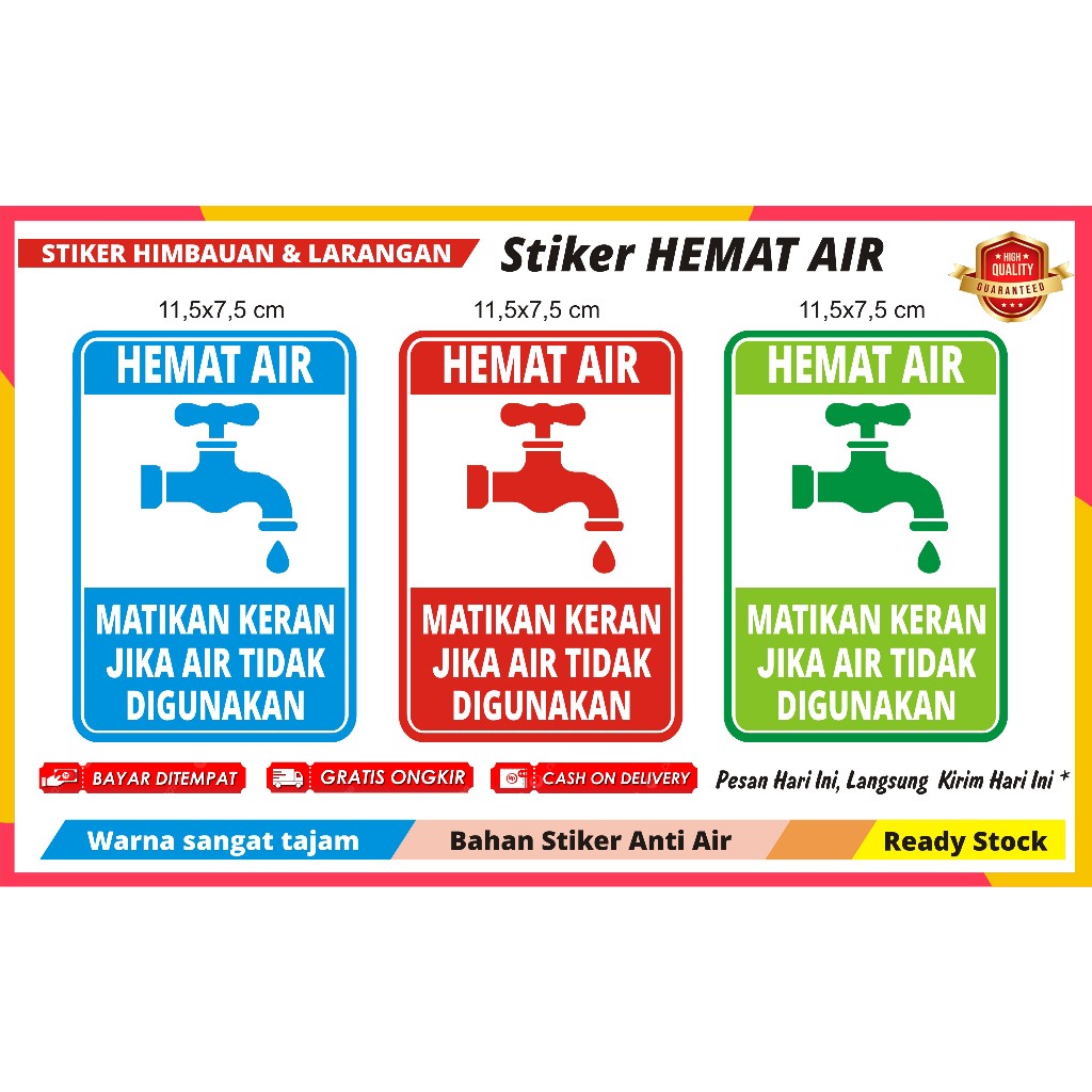 Jual STIKER HEMAT AIR | Shopee Indonesia