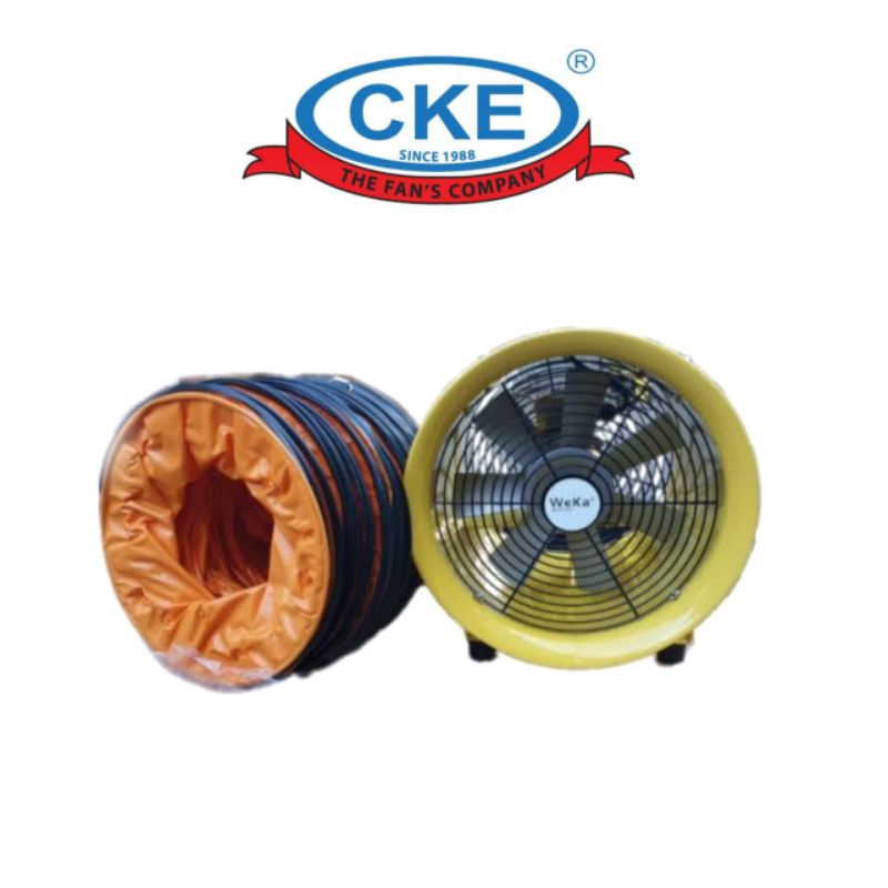 Jual Axial Fan 12 Inch + 5 Meter Duct Hose Brand CKE | Shopee Indonesia