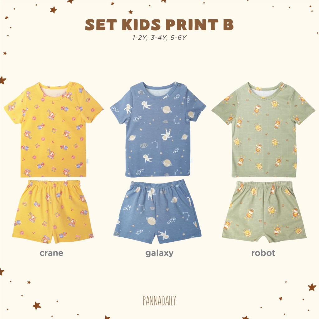 Jual BOHOPANNA - PANNADAILY - PANNA DAILY - BABY & BAYI - SET KIDS PRINT - ROBOT SERIES ...