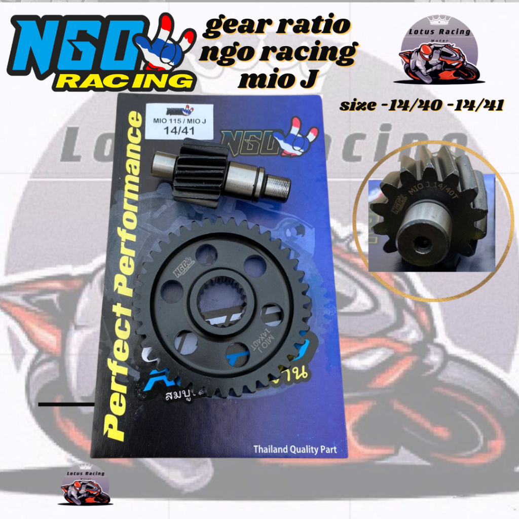 Jual gigi rasio ngo racing mio j fino fi xride soul gt 115 dll gear ...