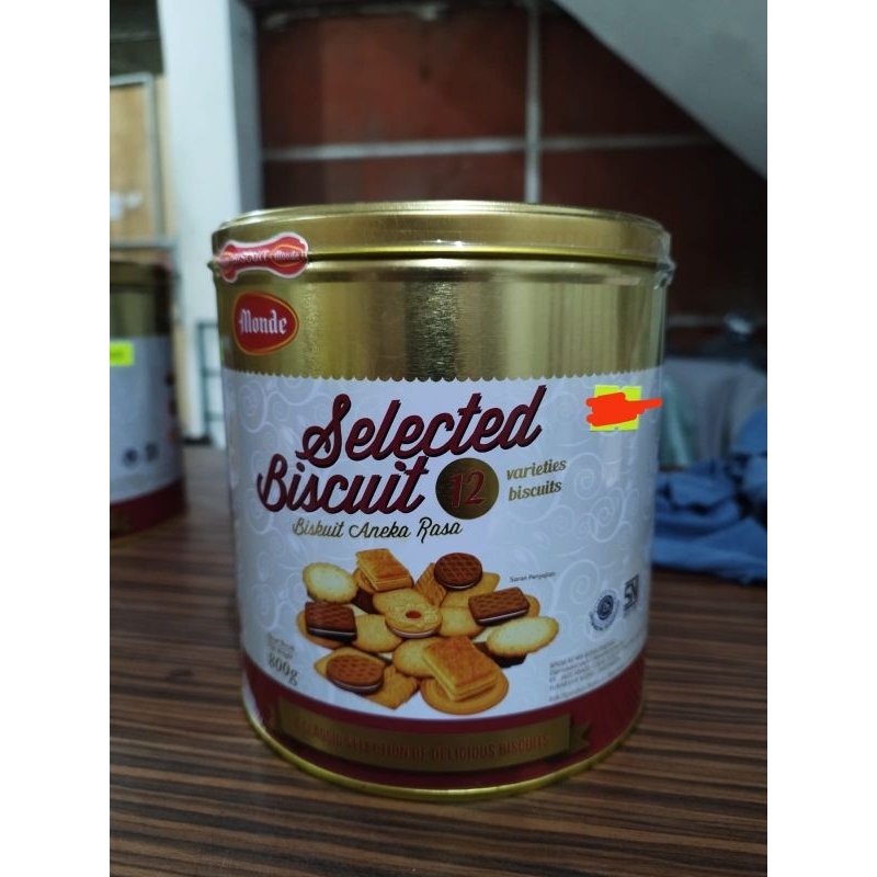 Jual MONDE Selected biskuit kaleng 800 gram | Shopee Indonesia