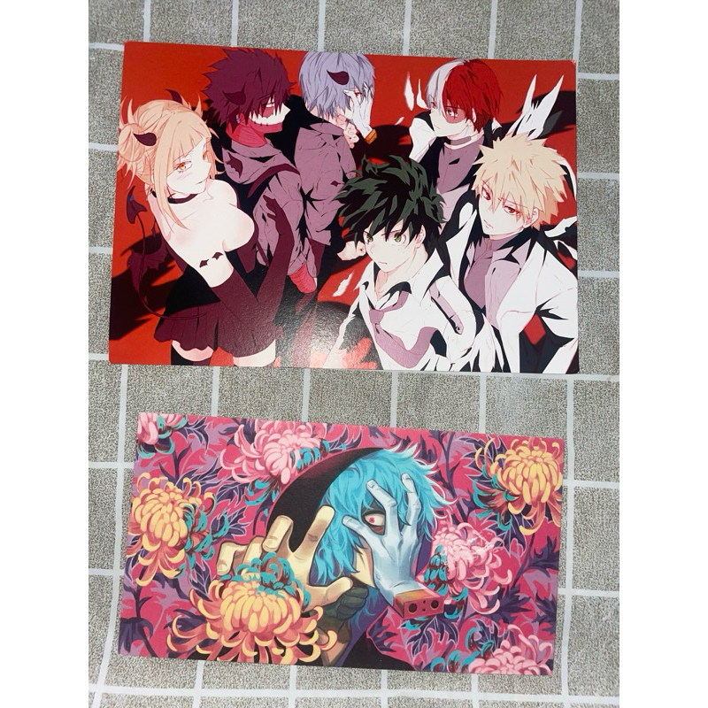 Jual big postcard a5 shigaraki tomura toga himiko dabi izuku midoriya ...