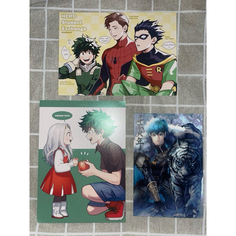 Jual postcard onegingek izuku midoriya eri deku my boku no hero ...