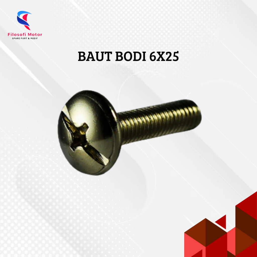 Jual Baut Body motor 6 x 25 mm | Shopee Indonesia