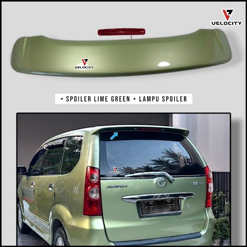 Jual Spoiler Avanza Xenia VVT-i Lama + Lampu Spoiler Tahun 2004 - Tahun ...