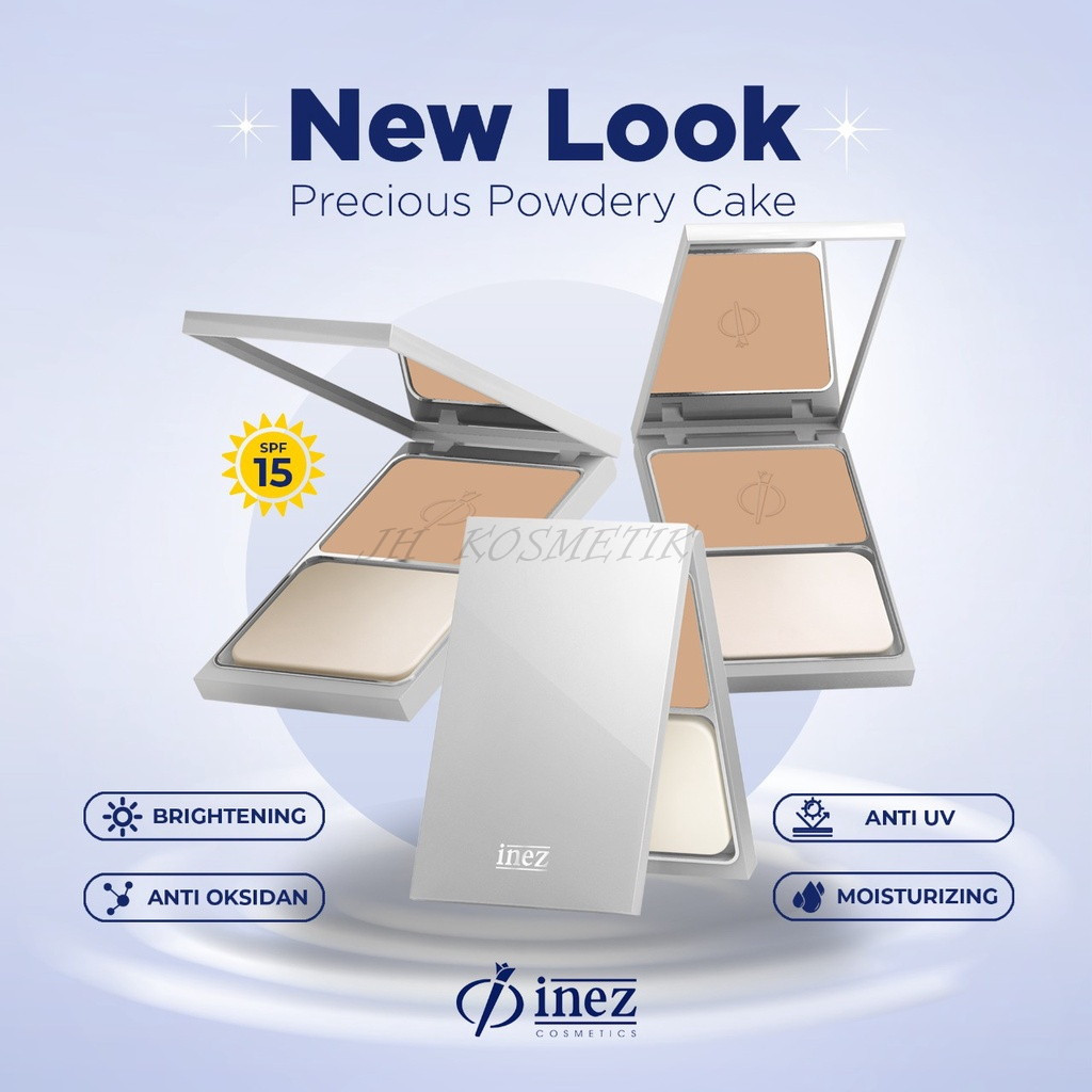 Jual Inez Cosmetics Precious Powdery Cake/PPC / Two Way Cake / Pressed ...