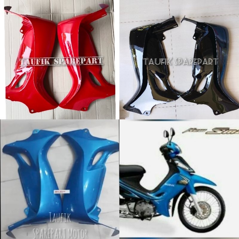Jual COVER SAYAP SMASH NEW 110 WARNA HITAM MERAH BIRU / SAYAP MOTOR ...