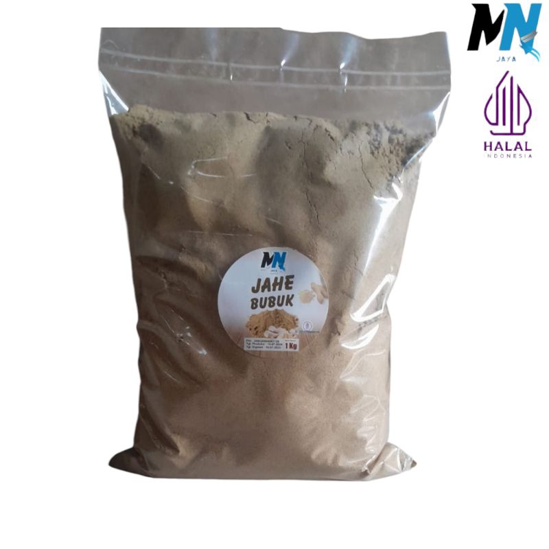 Jual Jahe Bubuk 1Kg / Pure Ginger Powder 1Kg / Aneka Bumbu Rempah Bubuk ...