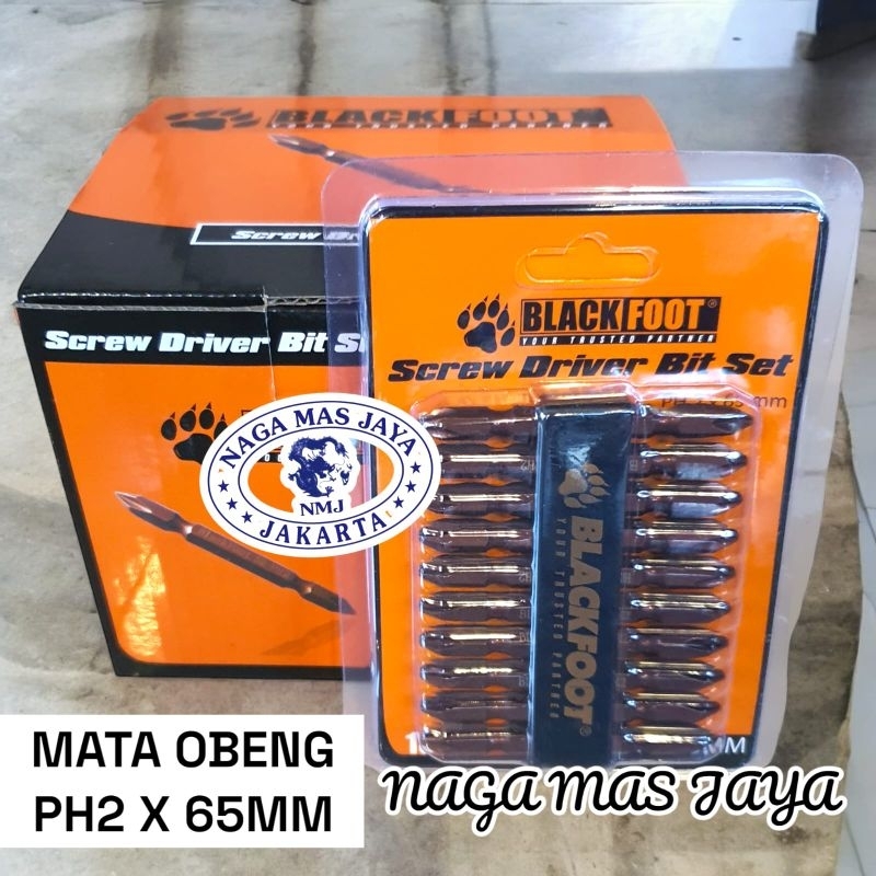 Jual BLACKFOOT MATA OBENG ANGIN SCREWDRIVER BITS PLUS PH2 / MATA OBENG ...