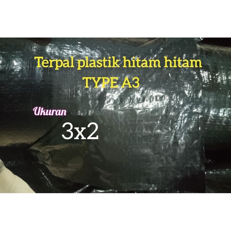 Jual Terpal lembaran A3 hitam hitam ukuran 2x3 | Shopee Indonesia