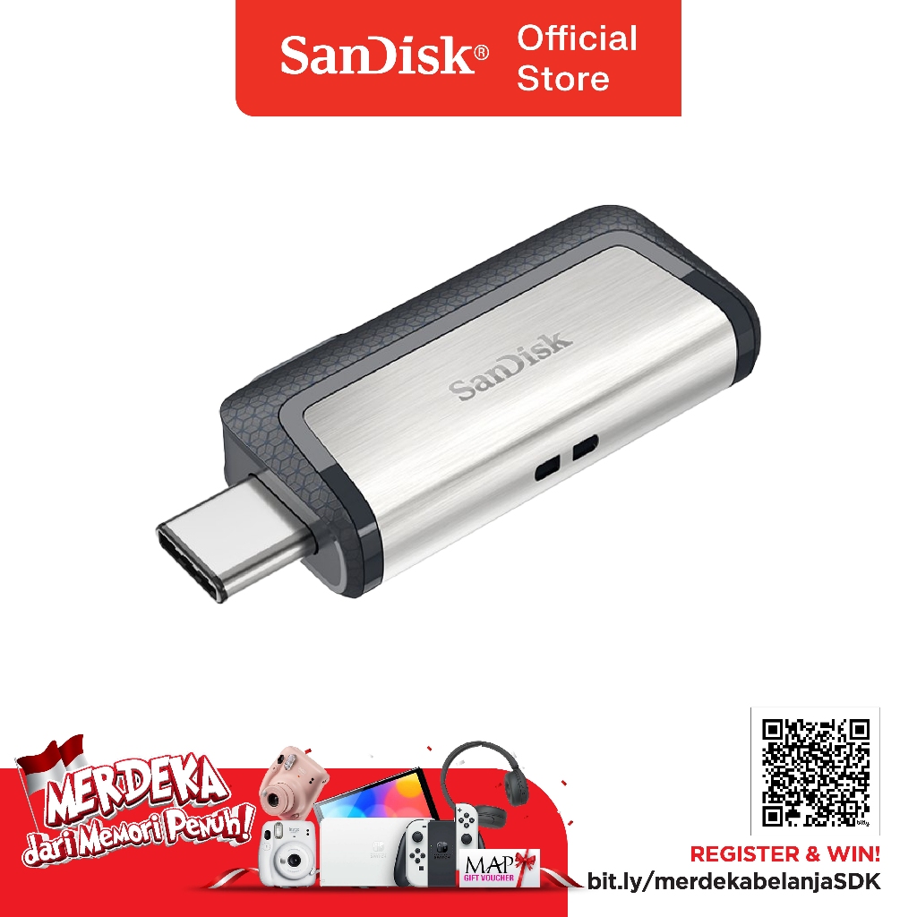 Jual SanDisk Ultra Dual Drive OTG Type-C 128GB USB 3.1 (Up To 150MBps ...