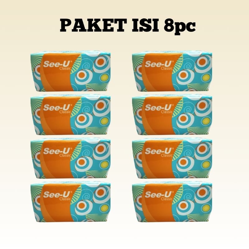 Jual (PAKET ISI 8PC) TISSUE TISU SEE-U 250 SHEET 2PLY PROMO ...