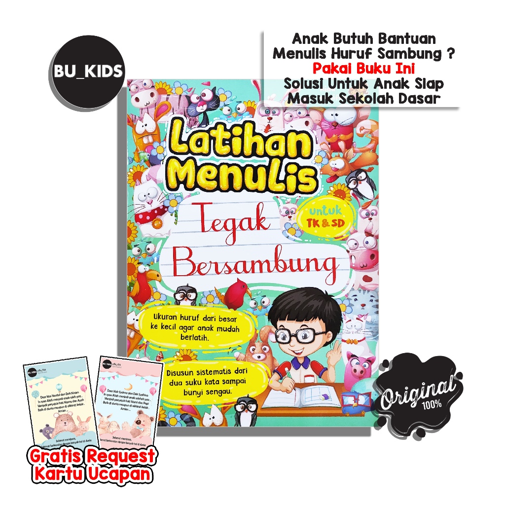 Jual Buku Menulis Tegak Bersambung Anak TK dan PAUD Siap Masuk SD Kelas ...