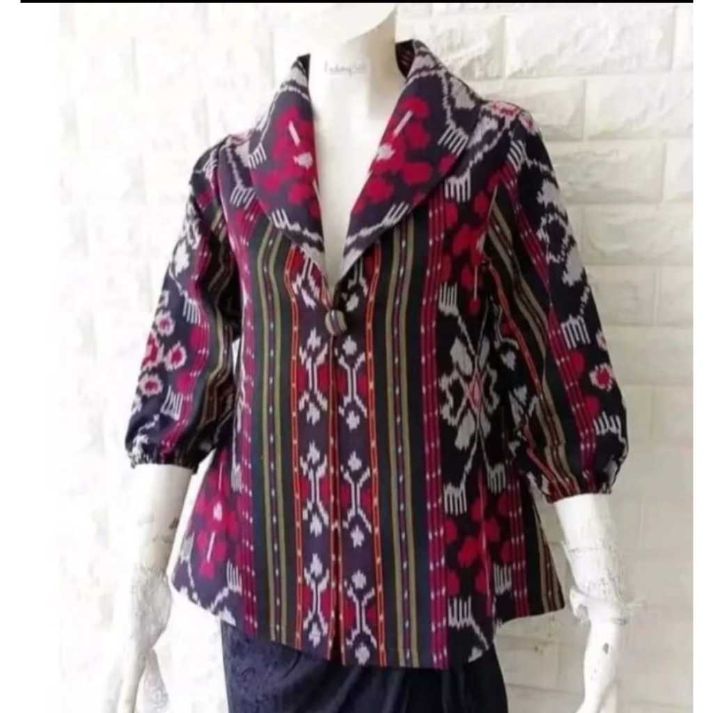 Jual LAPIS FURING-BLAZER BAJU KERJA-BLOUSE TENUN ETNIK OUTER ATSAN ...