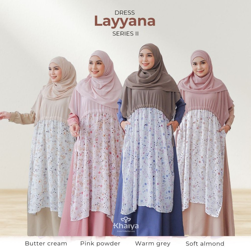 Jual Gamis inner & outer by layyana dress series 2 | Shopee Indonesia
