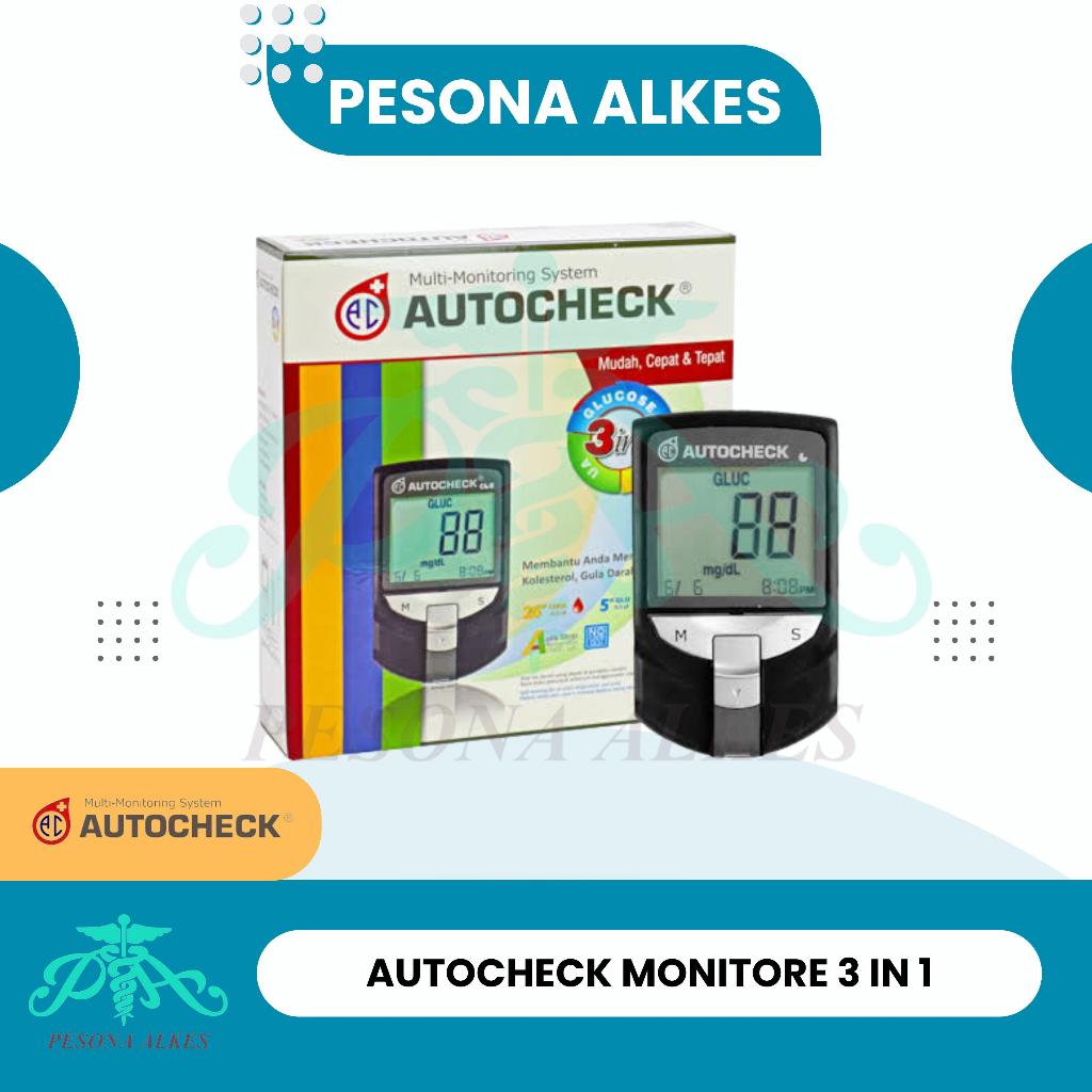 Jual Autocheck 3 in 1 (Alat cek Gula Darah, Kolesterol & Asam Urat ...