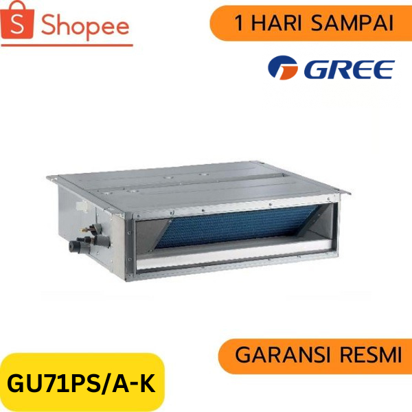 Jual Gree Ac GU71PS/A-K Split Duct Standard 3 PK 1 Phase | Shopee Indonesia