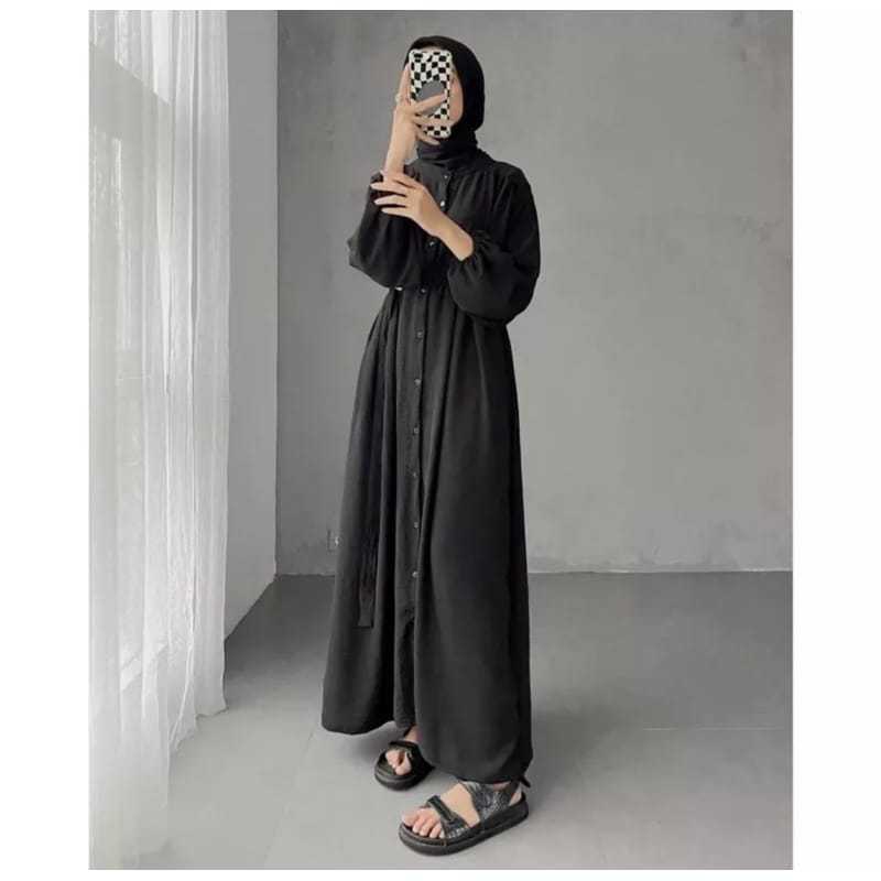 Jual GAMIS KRINKLE AIR FLOW -GAMIS WANITA MUSLIM ELEGAN -GAMIS WANITA ...