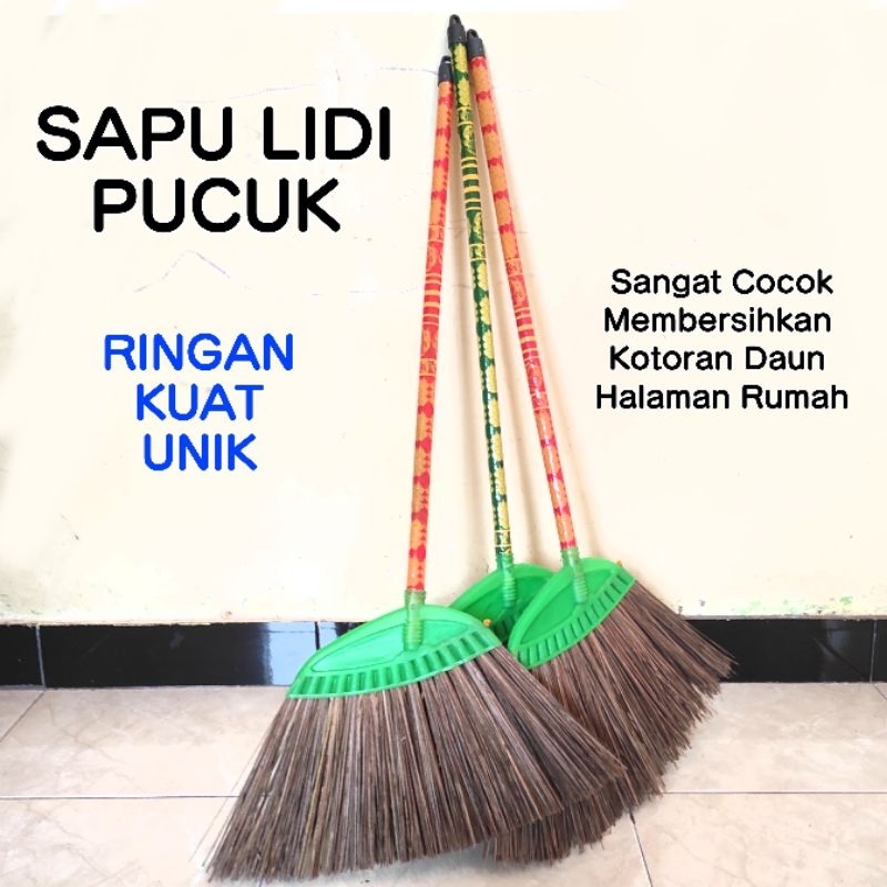 Jual Sapu Lidi Pucuk Lakop Ringan Diayun Untuk Nyapu kotoran Daun ...