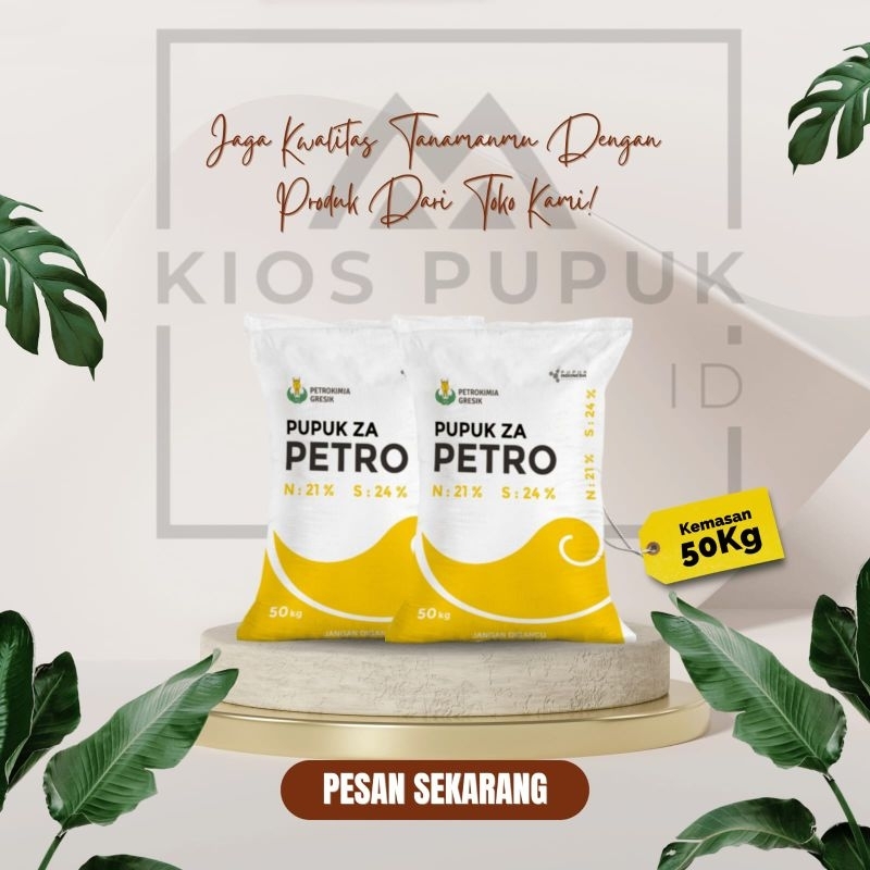 Jual Pupuk ZA Petro 50Kg ORIGINAL / pupuk kimia / pupuk padat / pupuk ...
