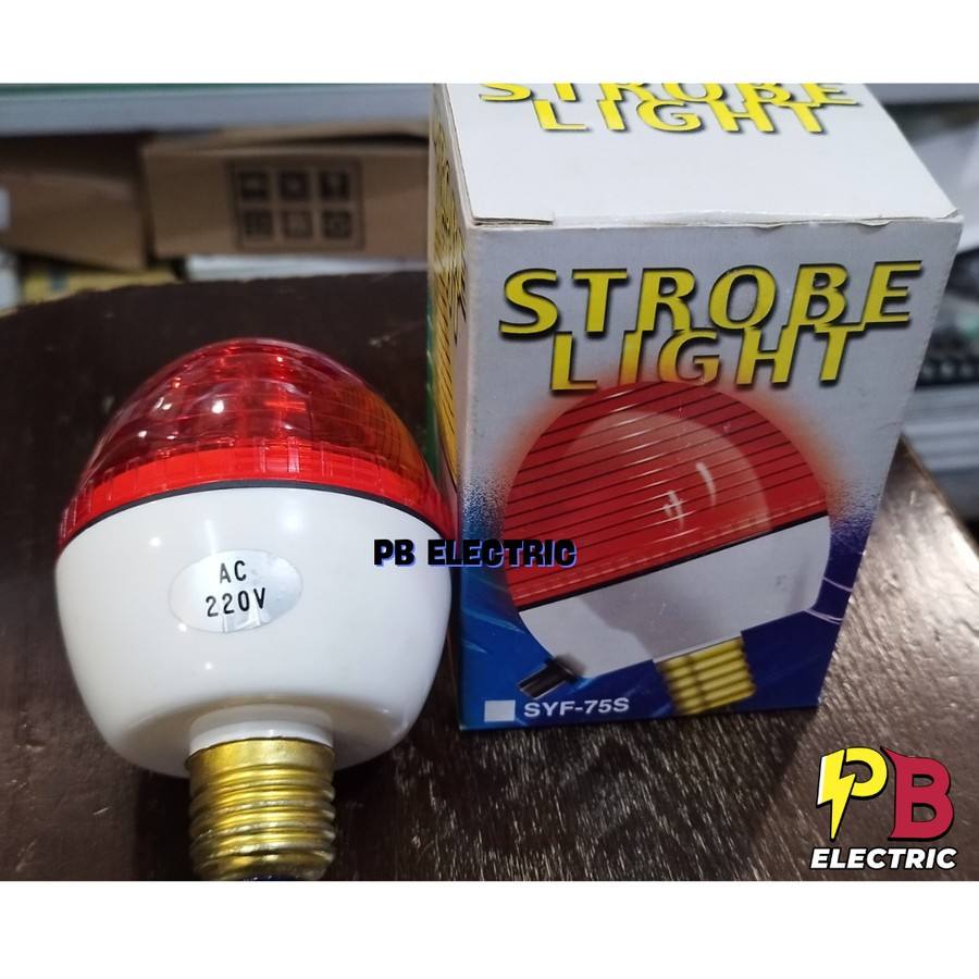 Jual Lampu Blitz Merah Strobe Light / Lampu Kedip Kedip Merah | Shopee Indonesia