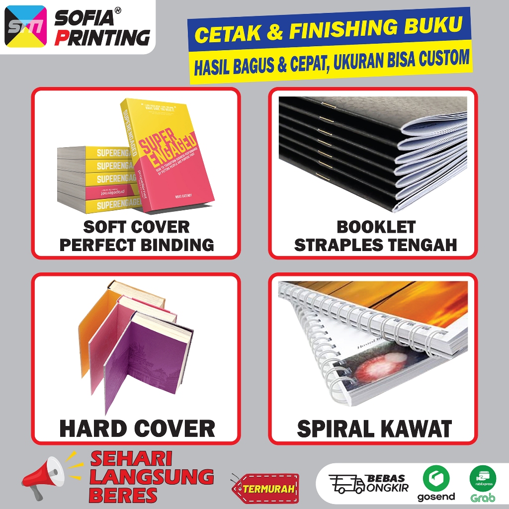 Jual Penjilidan Buku Satuan MURAH | Jilid Soft Cover / Hard Cover / Booklet / Spiral | Bending ...