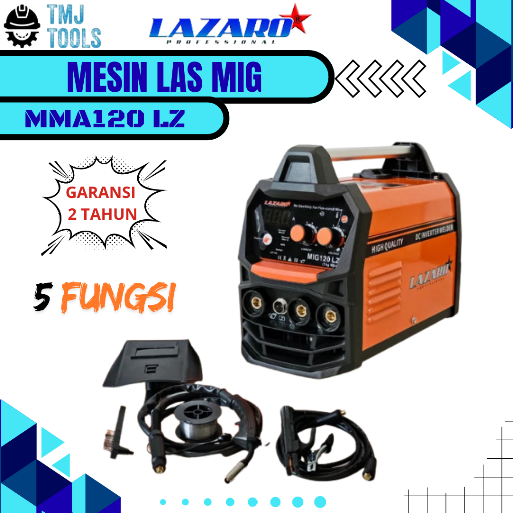 Jual LAZARO Mesin Las MIG MMA120 LZ Trafo Las Inverter Mesin Travo Trapo Listrik Lass Welding ...