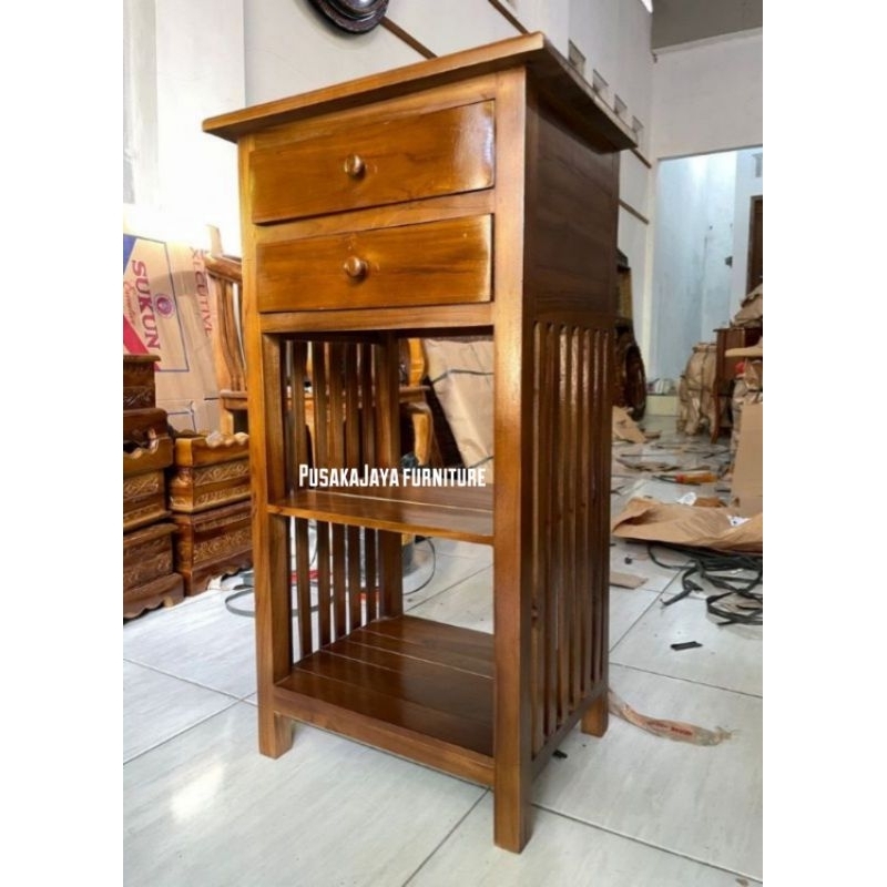Jual Meja dispenser kayu jati | Shopee Indonesia